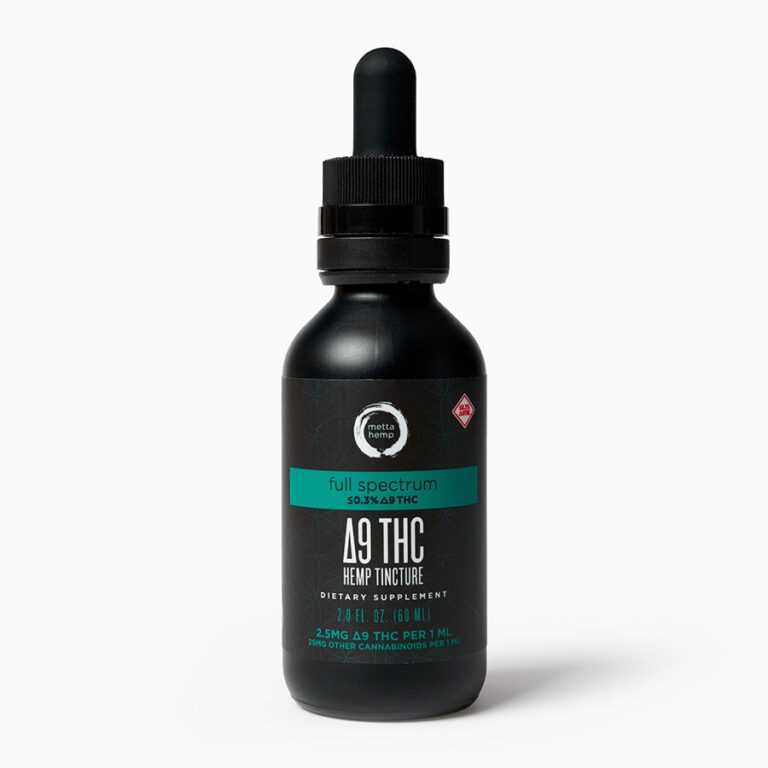 Delta-9 THC Hemp Tincture | Delta 9 THC Oil | Metta Hemp